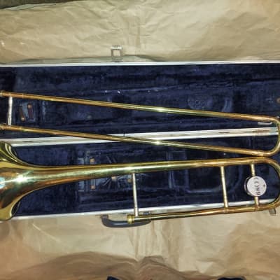 Conn Director Trombone, USA, Brass, Good Condition, with case | Reverb