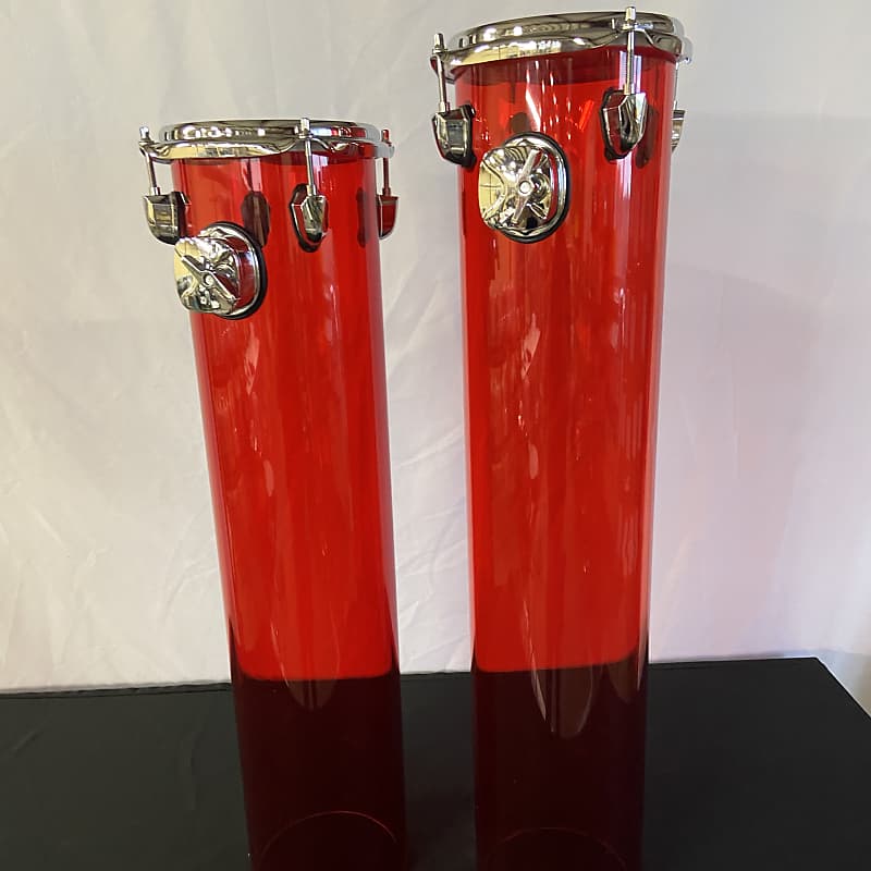 RL Drums Octobans 2023 - Red acrylic | Reverb