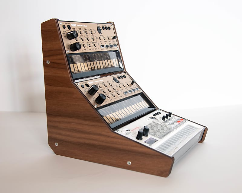 ImpossibleShape 3 Tier Volca Rack - wooden stand for Korg | Reverb