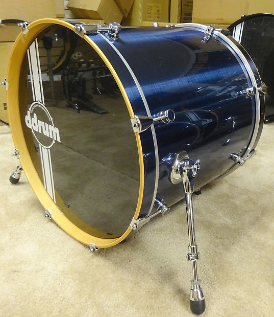 ddrum Reflex 20"x22" Bass Drum Ice Blue Finish | Reverb
