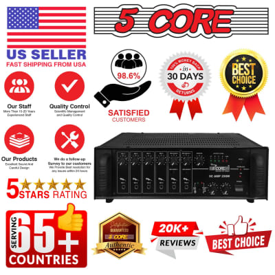 5 Core PA System Outdoor Indoor Paging Kit with 6 | Reverb