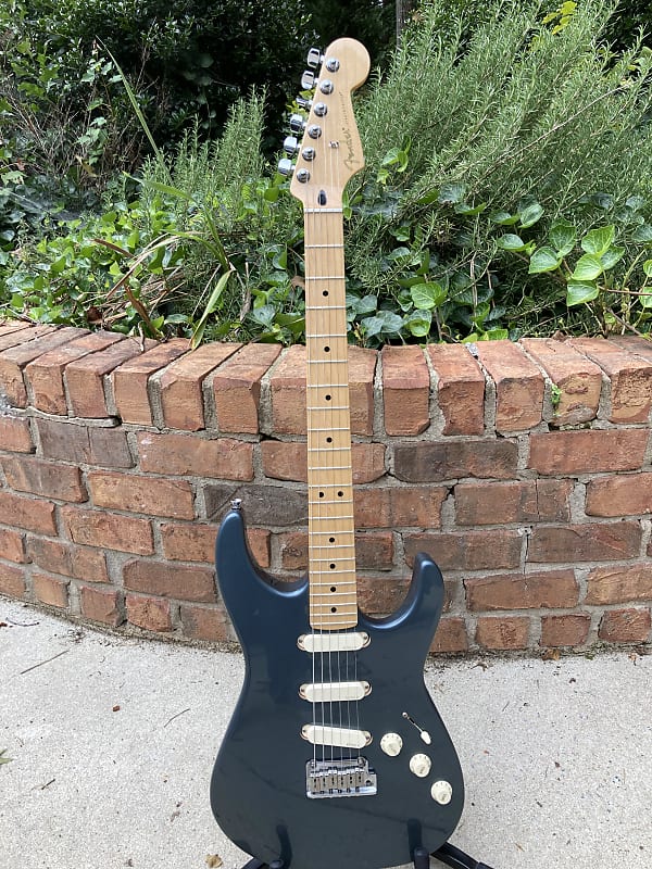 Fender/Warmoth Soloist Charcoal EMG DG20 | Reverb