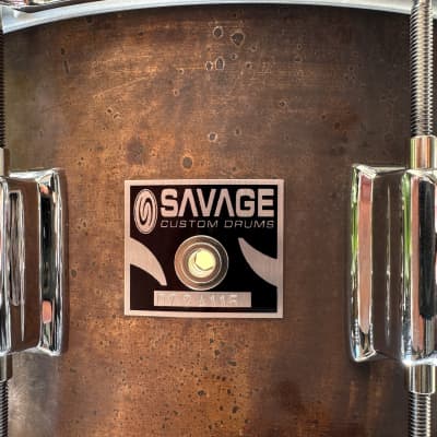 NEW! Savage Custom Sand Cast 3mm 14x7 Bell Brass snare drum | Reverb