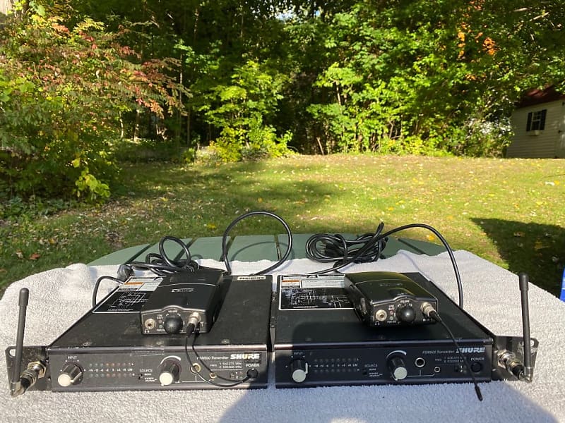 Shure PSM 600 Monitors Used No Earbuds | Reverb