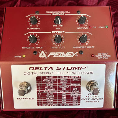 Peavey Delta Stomp Multi-Effect w/ Full Feature Leslie / | Reverb