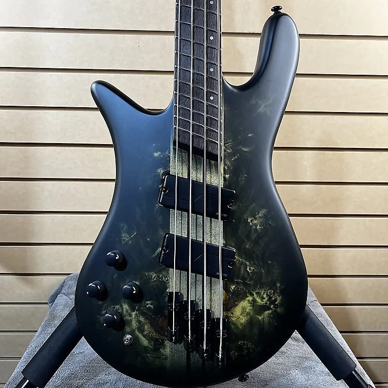 Spector NS Dimension 4 Left-Handed Bass Guitar - Haunted Moss | Reverb