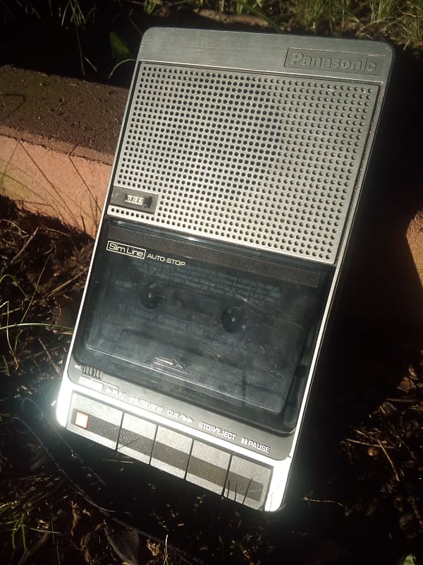 Panasonic "Slimline" Portable Cassette Player/Recorder *1980s | Reverb