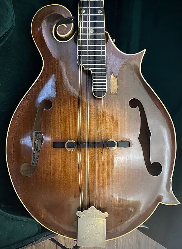 *Autographed by Bill Monroe, Custom Handmade F-Style Mandolin | Reverb