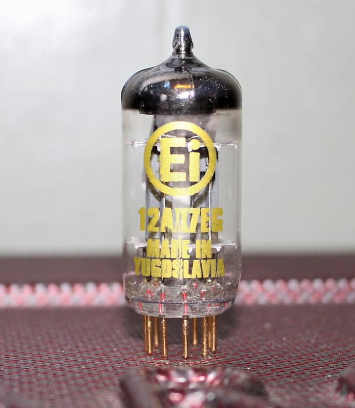 EI 12AX7EG YUGOSLAVIA ECC83 ELITE GOLD PIN W/ TELEFUNKEN | Reverb