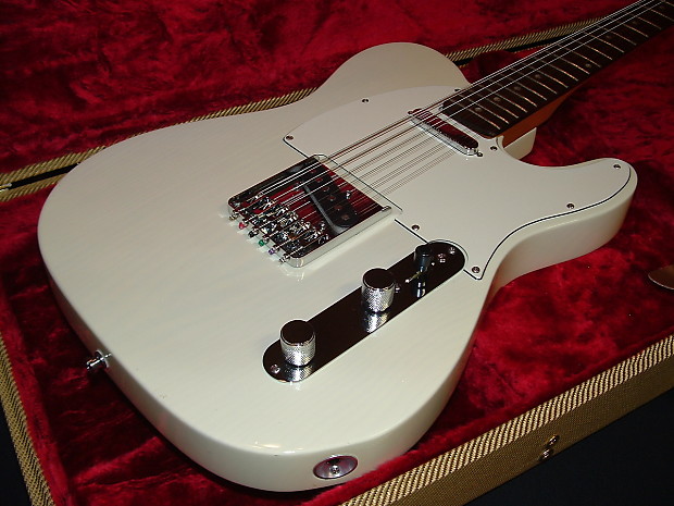 Fender/Custom 12 String Telecaster Vintage White | Reverb