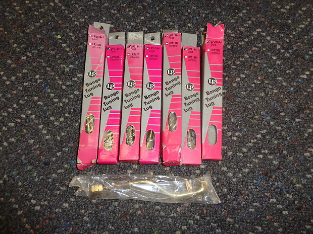 LP 213-A1 Gold Bongo Tuning Lug Set of 7 | Reverb