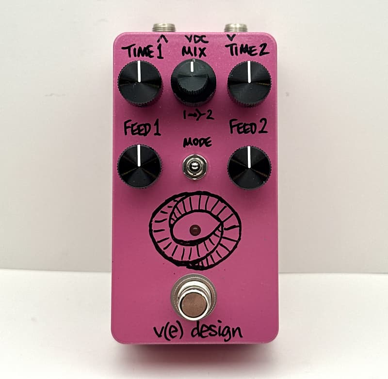 VFE Pedals Mobius Strip dual delay - Glam Pink | Reverb