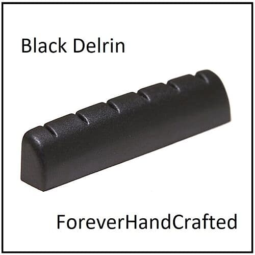 AxeMasters Slotted Delrin BLACK NUT made for GIBSON Guitar - | Reverb