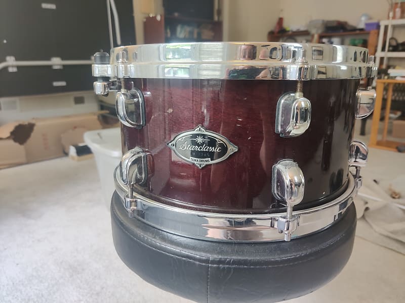 Tama Starclassic Performer 12X6 Rack Tom, Birch/Bubinga, Dark | Reverb