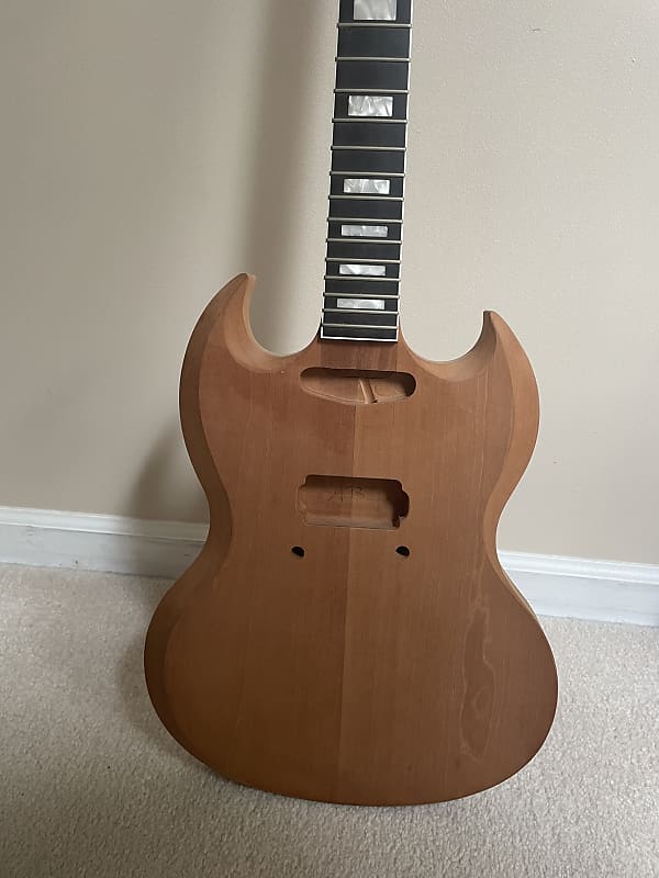 Precision Guitar Kits SG JUNIOR CUSTOM Body and Neck Husk | Reverb