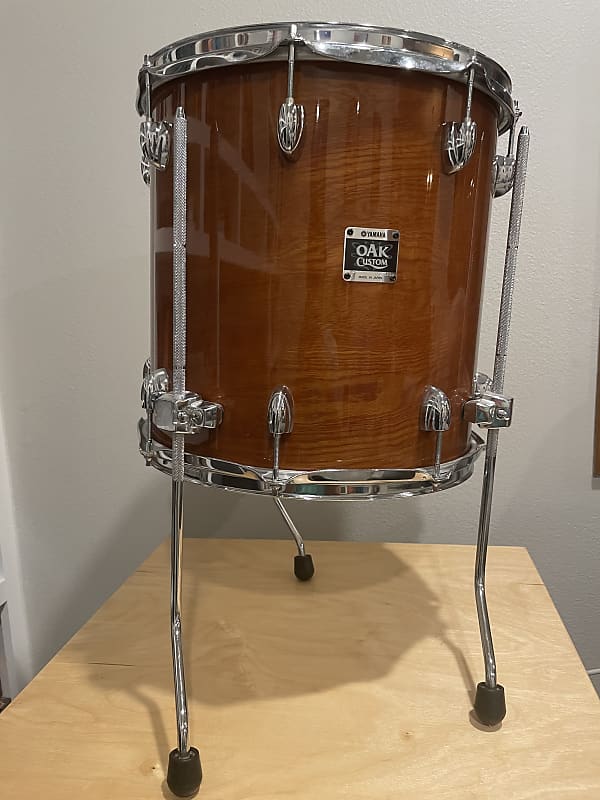 Yamaha Oak Custom 15x14 Floor Tom - York Honey Amber | Reverb