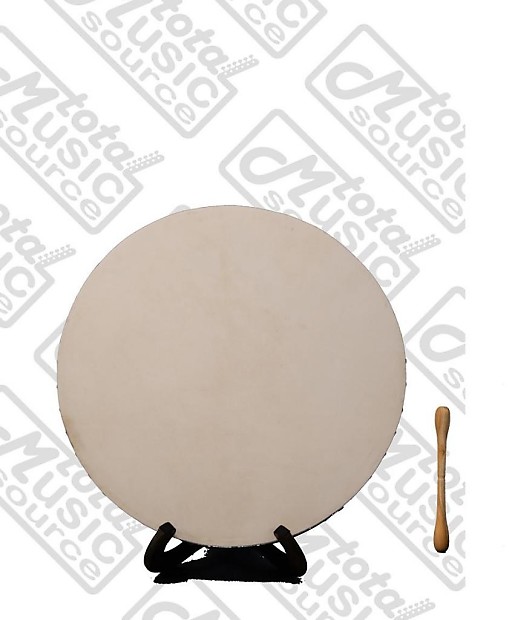 Bodhran Drum Rosewood 18' Celtic Irish Style, Double Fixed | Reverb