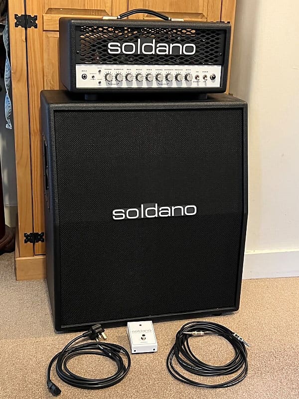Soldano SLO-30 Guitar Amplifier Head & 2x12” Soldano Vertical | Reverb