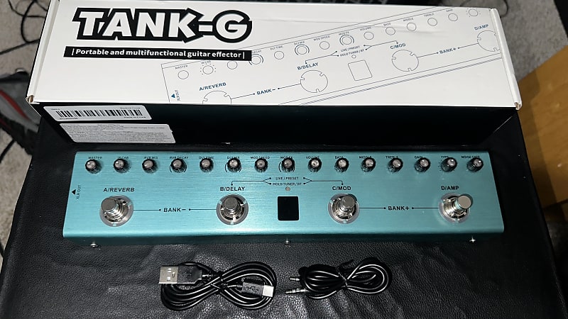 M-vave Tank-G Rechargeable Multi Effects Pedal 36 Presets,9 | Reverb