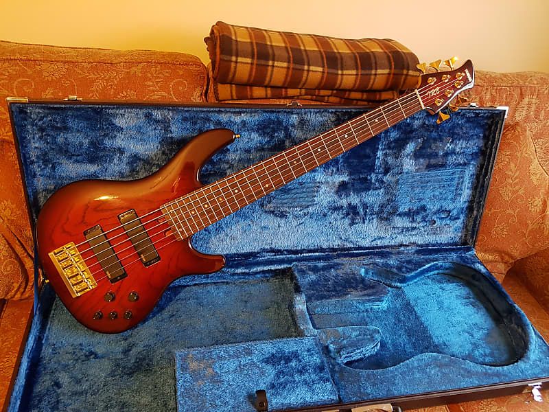 Yamaha TRB 6 II - 6-string bass guitar - Translucent Red | Reverb