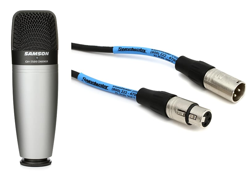 Samson C01 Large-diaphragm Condenser Microphone Bundle with | Reverb