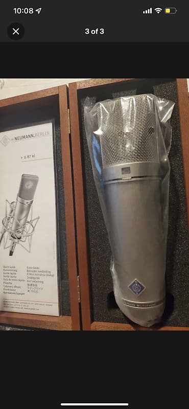 Neumann U 87 Ai Multi Pattern Condenser Microphone | Reverb