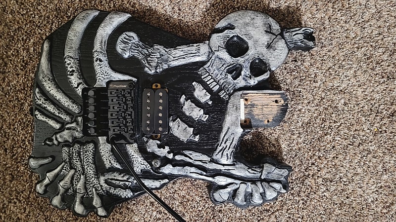 George Lynch Bones loaded body- Stained | Reverb