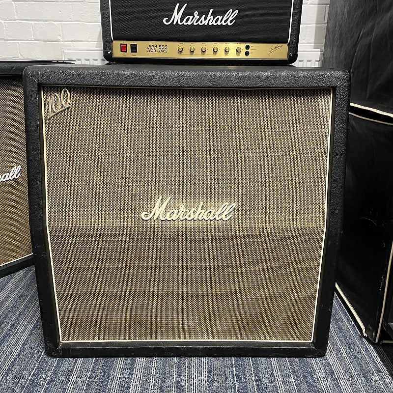 Marshall 1971 JMP 4x12 Angled High Power 120w Basketweave | Reverb
