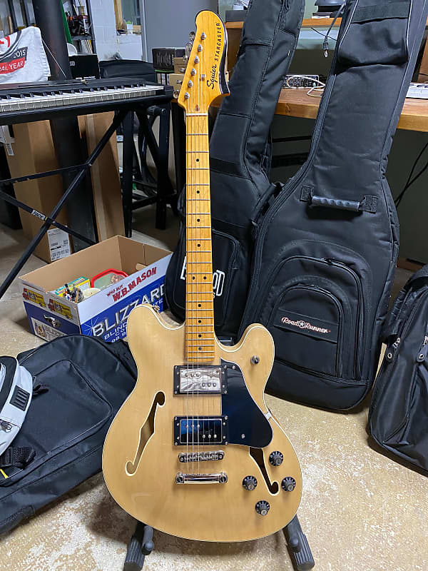 Squier Starcaster 2019 - Natural Gloss | Reverb