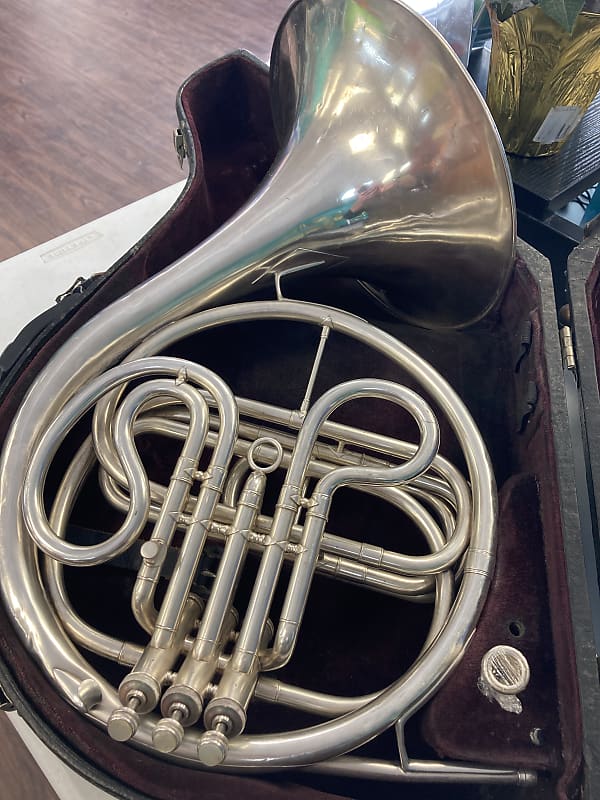 Conn Valve Single French Horn Silver Vintage in F | Reverb