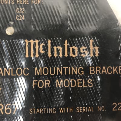 McIntosh Panloc Mounting Receptacle Bracket for 10" & 12” | Reverb