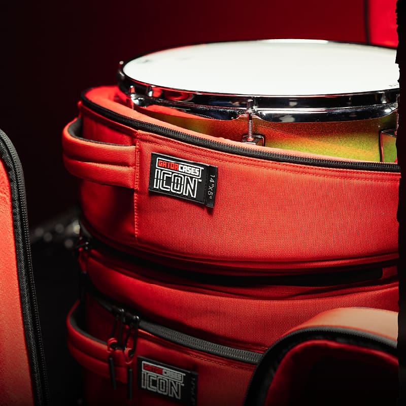 Gator Icon Snare Drum Bag 14x6.5 25th Anniversary Red 2025 | Reverb