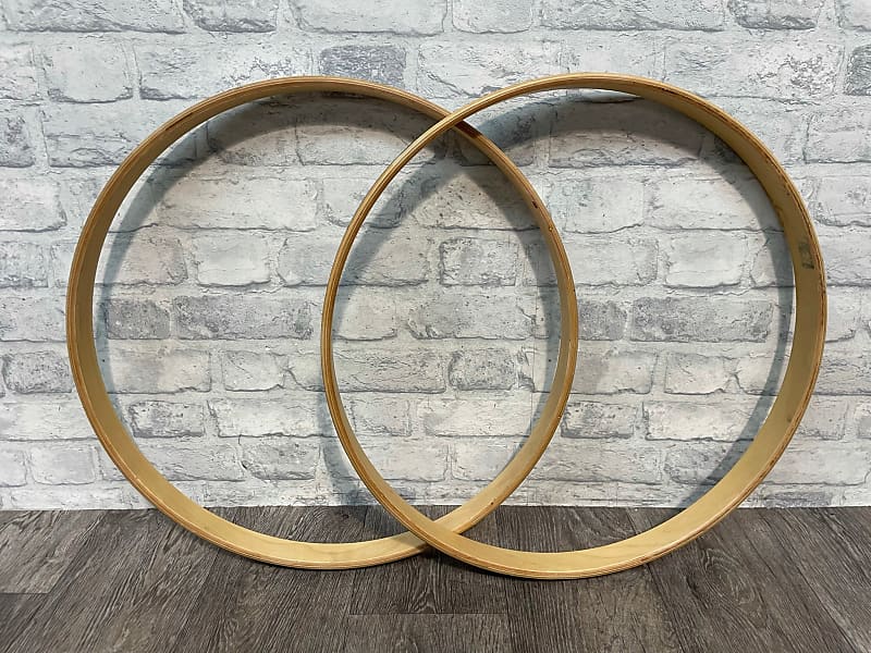 Sonor Birch Bass Drum 20” Wooden Hoops Rims Hardware #GG25 | Reverb
