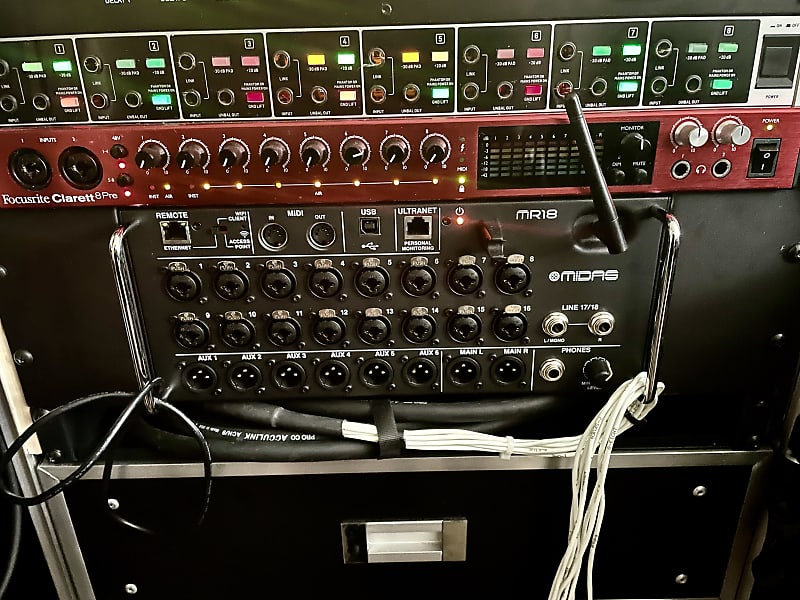 Midas MR18, P16-M x3, P16-D, 2020 - Black | Reverb