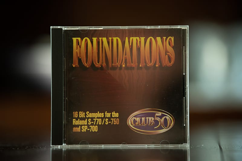 Roland Foundations Club 50 For the S750/770 & SP700 CD ROM | Reverb