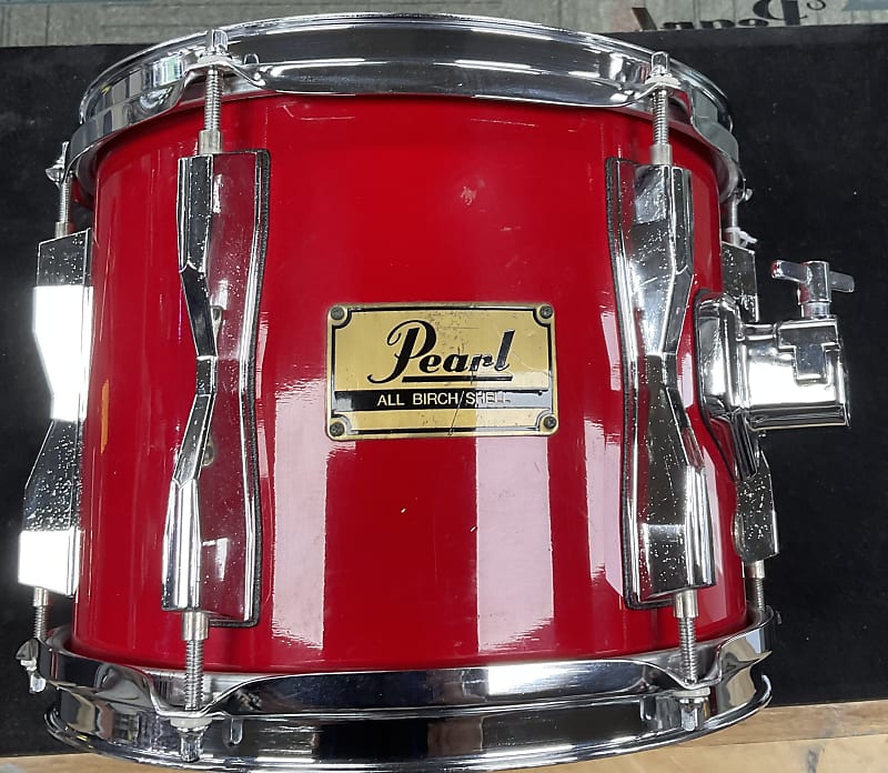 Pearl Rare Vintage 10" X 8" Rack Tom, All Birch Shell, Coral | Reverb