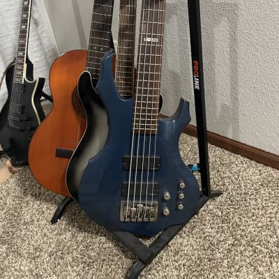ESP LTD F-255 2000-2020 - Gunmetal Blue | Reverb