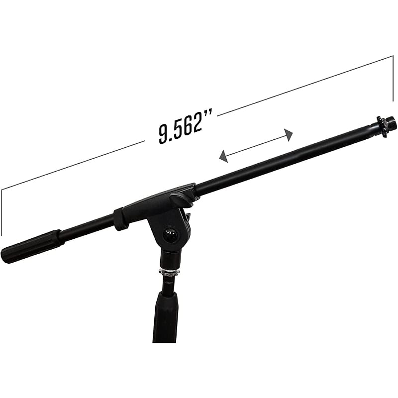 Short Microphone Stand with Boom Arm | Low Profile Mic Tripod | Reverb