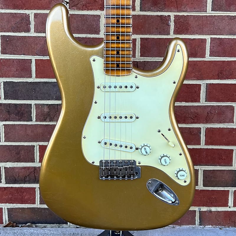 Fraser Custom Vintage Master, Fool's Gold, Reverse Headstock, | Reverb