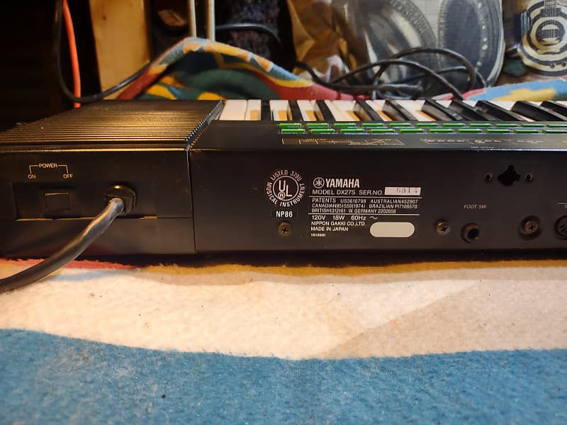 Yamaha DX-27s 1986 - Black | Reverb