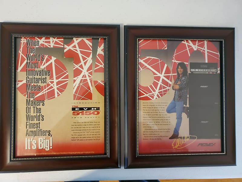 1992 Peavey Amps Large Format Promotional Ad Framed Eddie | Reverb UK 1992 Peavey Amps Large Format Promotional Ad Framed Eddie | Reverb UK