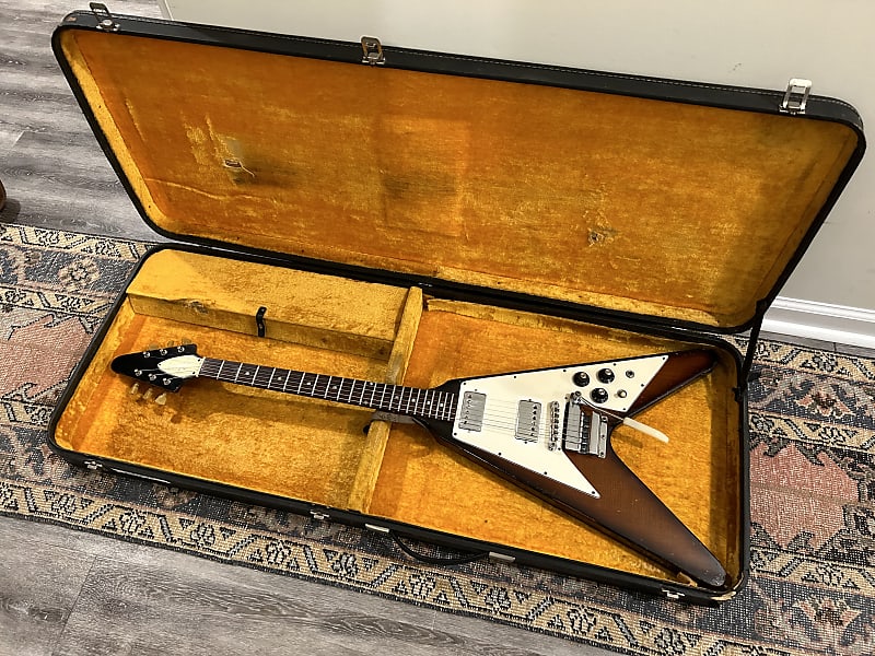 Vintage Gibson Flying V 1967 Sunburst OHSC RARE! Hendrix | Reverb