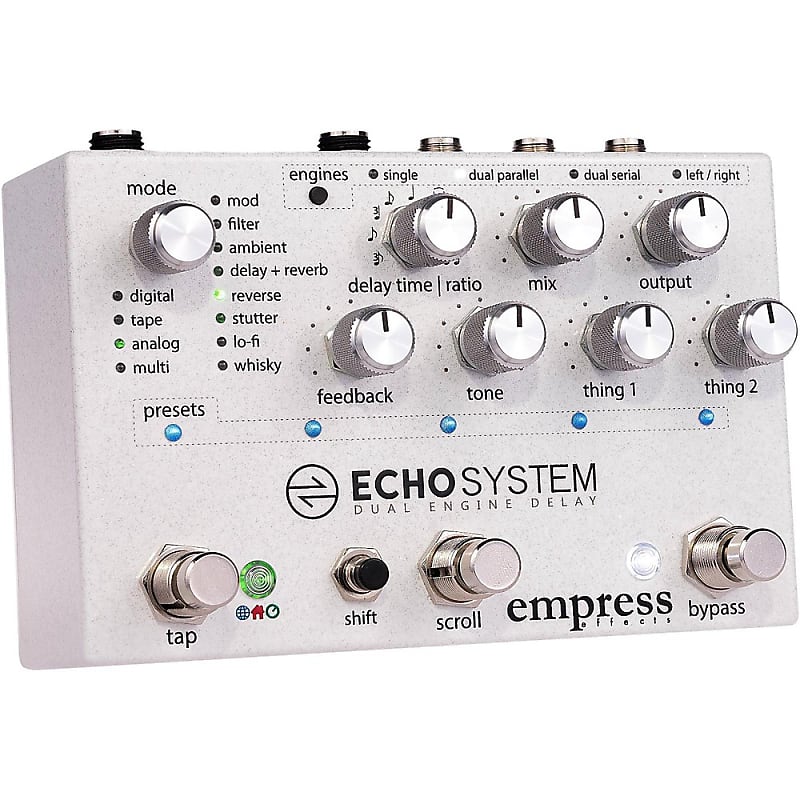 Empress Effects Echosystem Dual Delay Pedal | Reverb
