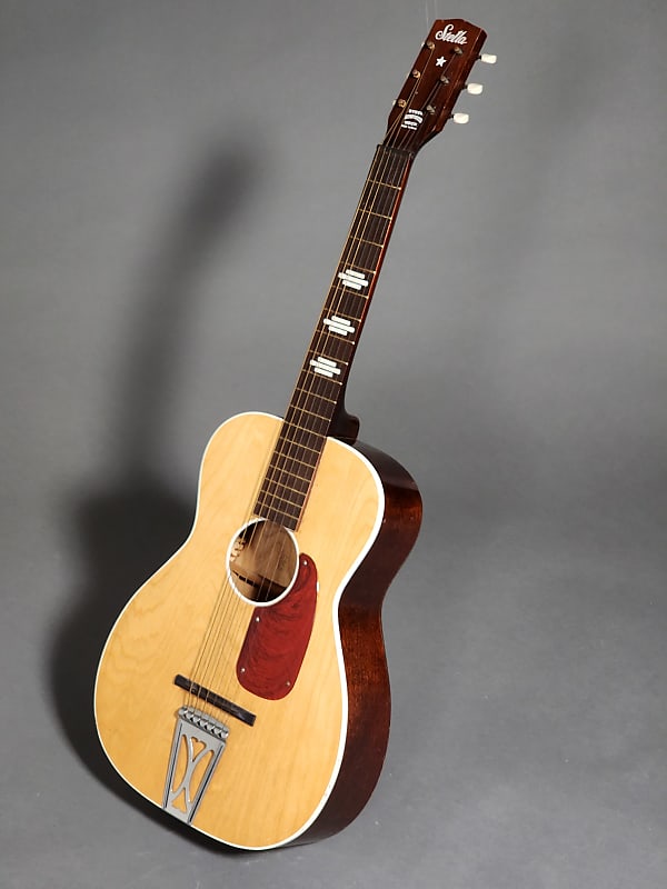 Stella Steel String - F-64 - 1960's - Natural | Reverb