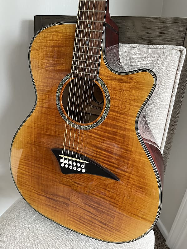 Dean Exotica EFM12TGE 12-String Acoustic Electric Guitar | Reverb