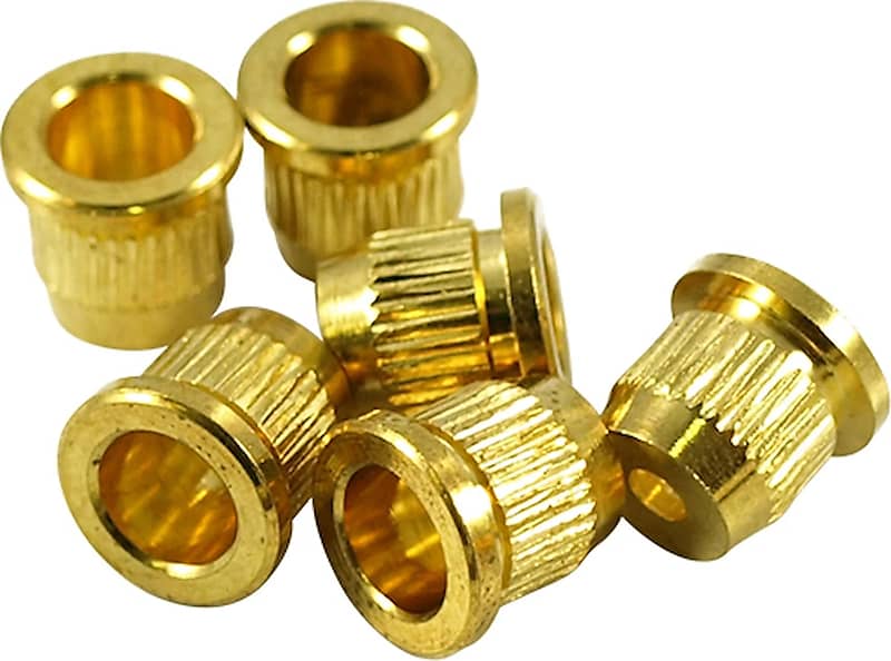 WD Rear Mount String Ferrule Set For Electric Guitar Gold | Reverb