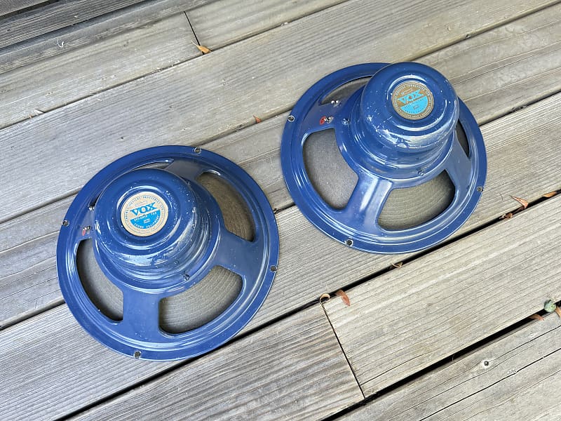 Vintage 1963 Celestion G12 T530 Blue Alnico Pair Vox-AC30 | Reverb