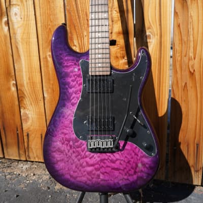 Schecter DIAMOND SERIES Traditional Pro - Transparent Purple | Reverb