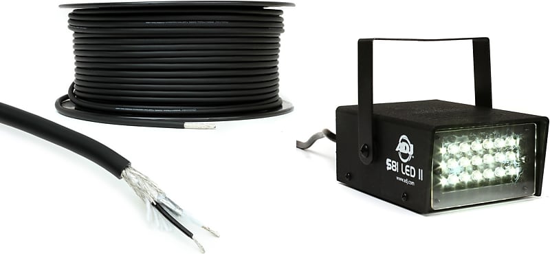 ADJ S81 LED II Mini LED Strobe Effect + Accu-Cable AC3CDMX300 | Reverb