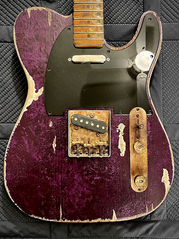Pistols Crowm Barncaster 2023 Heavy Relic weird purple | Reverb